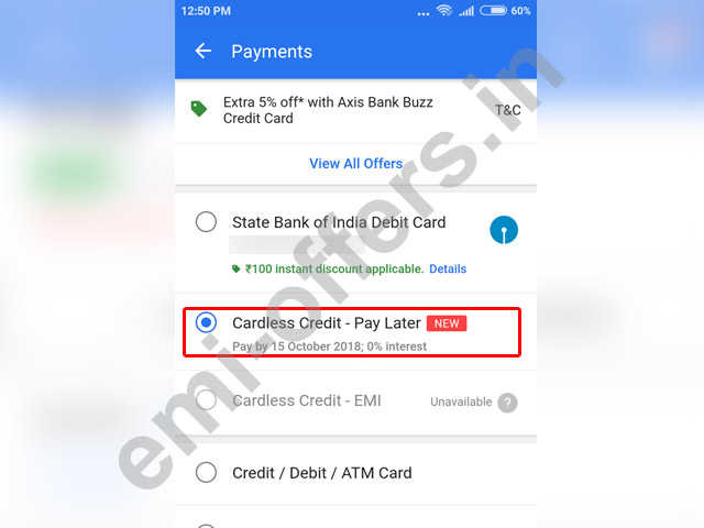 Cardless Credit Details for Flipkart 2019 | How to Apply Step by Step