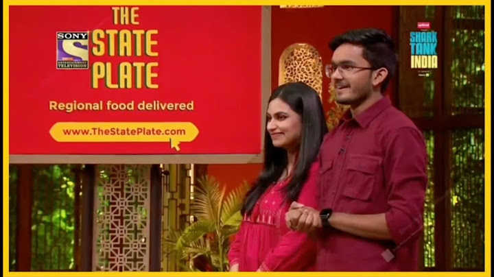The State Plate Shark Tank India – Pitch and Investment Details
