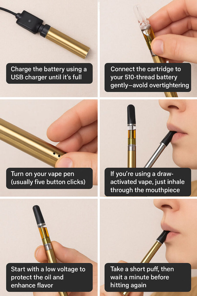 How To Use A 510 Thread Vape Pen Cartridge: Tips And Guide – EGreensVape