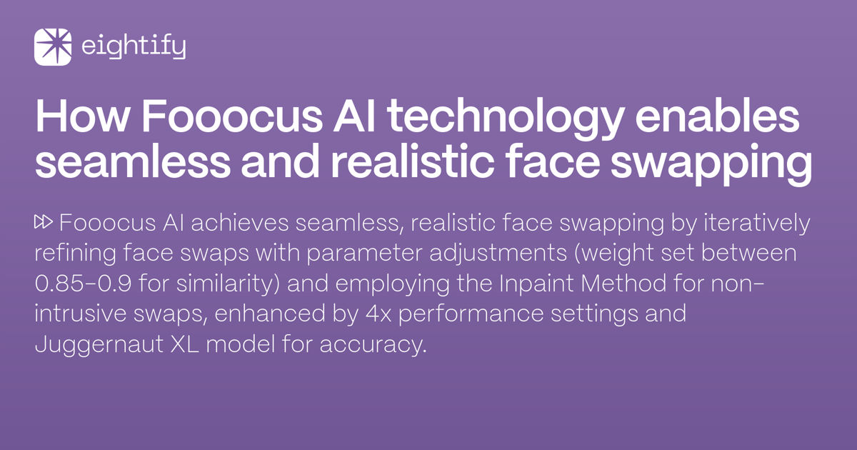 How Fooocus AI technology enables seamless and realistic face swapping ... How Fooocus AI technology enables seamless and realistic face swapping ...