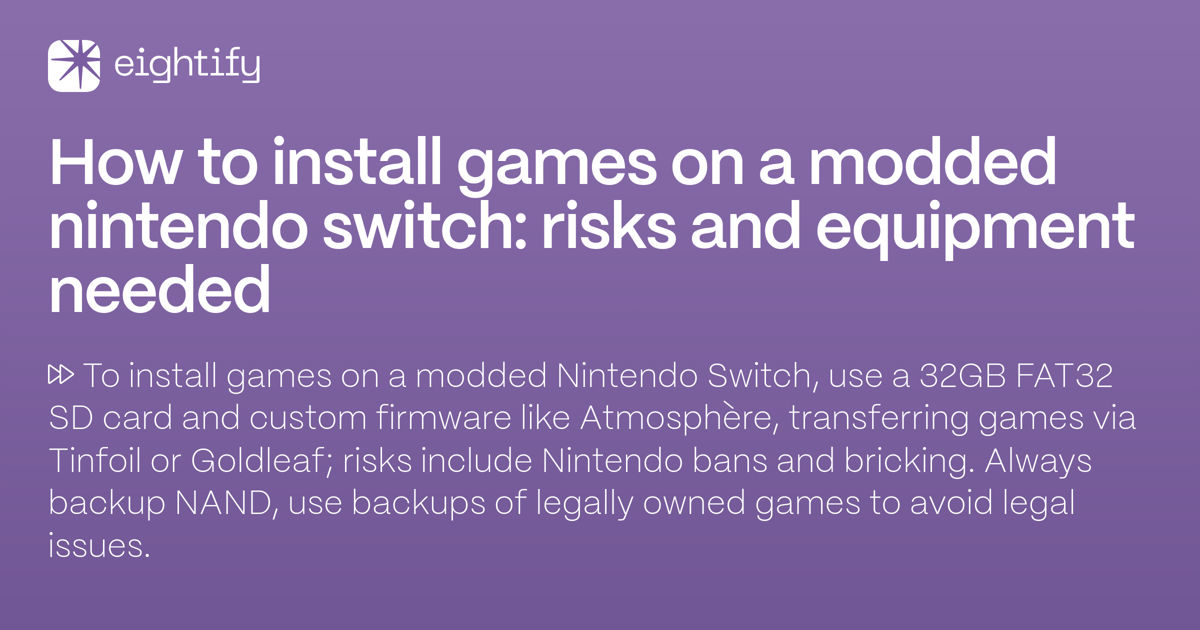 How to install and backup Nintendo Switch games using XCI and NSP files ... How to install and backup Nintendo Switch games using XCI and NSP files ...
