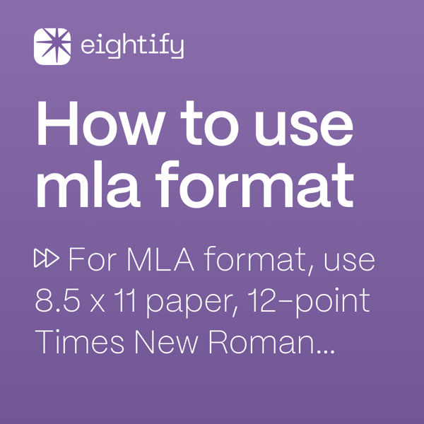 How To Use Mla Format Eightify how-to-use-mla-format-eightify