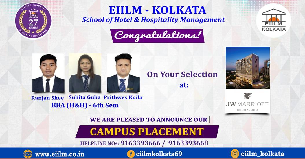 BBA in Hotel & Hospitality Management | EIILM Kolkata