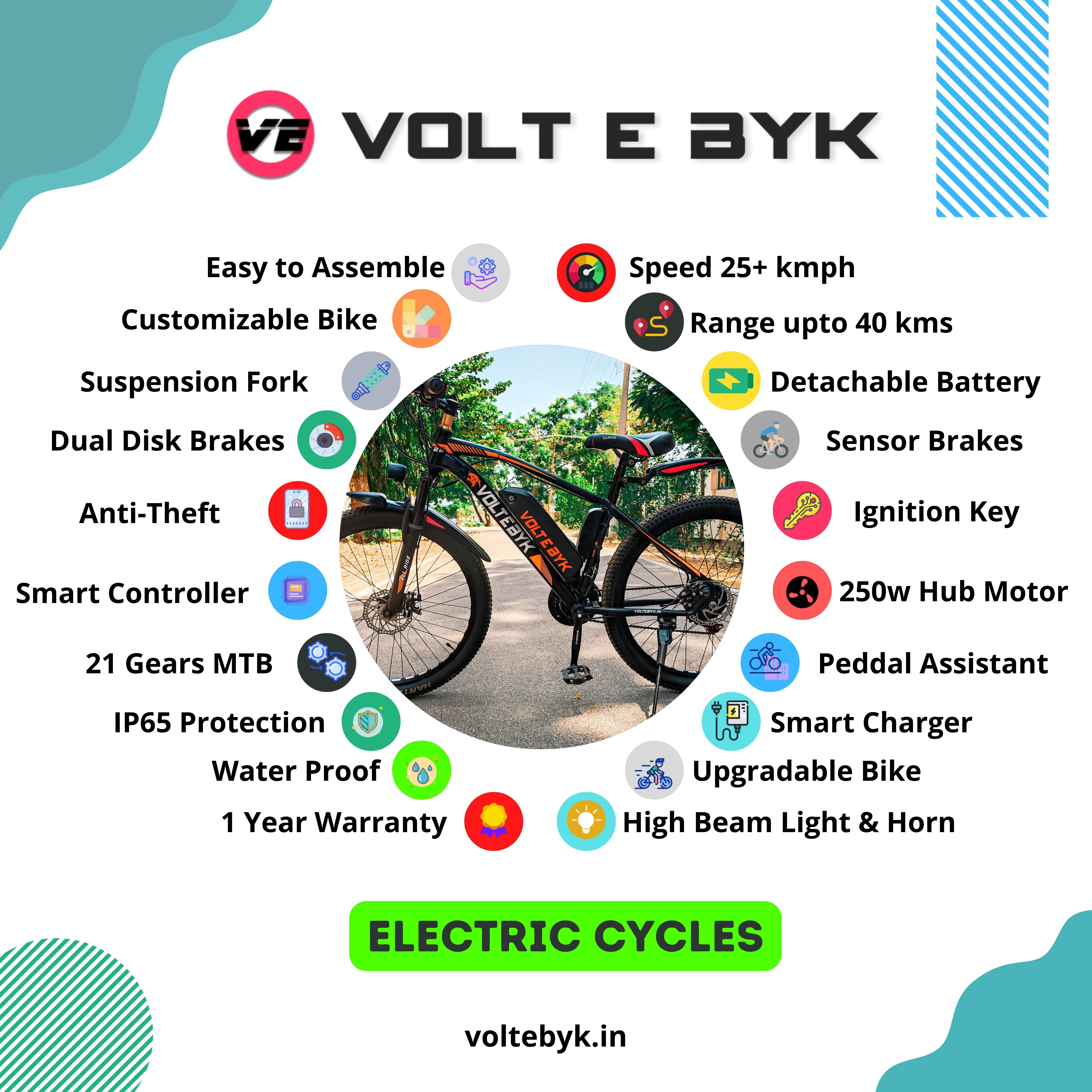 Beast 26T Electric bicycle | Long Range Electric cycle India