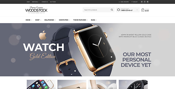 Woodstock - Electronics Store WooCommerce Theme Woodstock - Electronics Store WooCommerce Theme