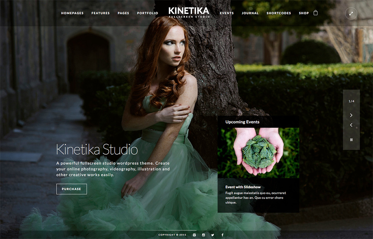 Kinetika | Photography Theme for WordPress