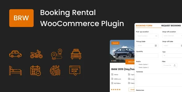 BRW - Booking Rental Plugin WooCommerce BRW - Booking Rental Plugin WooCommerce