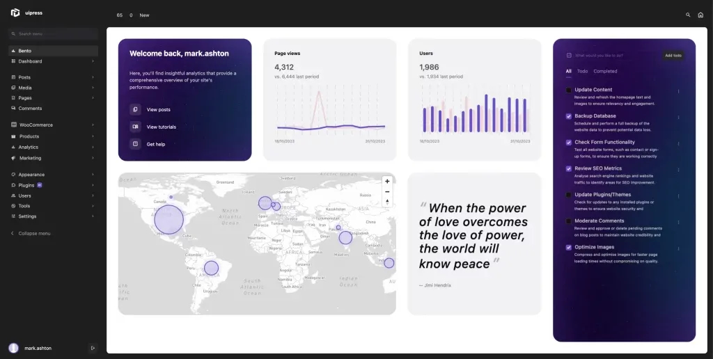 UiPress Pro: Create Custom WordPress Admin Dashboards Effortlessly UiPress Pro: Create Custom WordPress Admin Dashboards Effortlessly