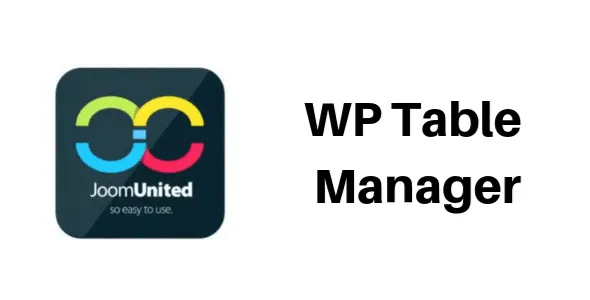 Wp Table Manager Wordpress Tables Plugin Joomunited