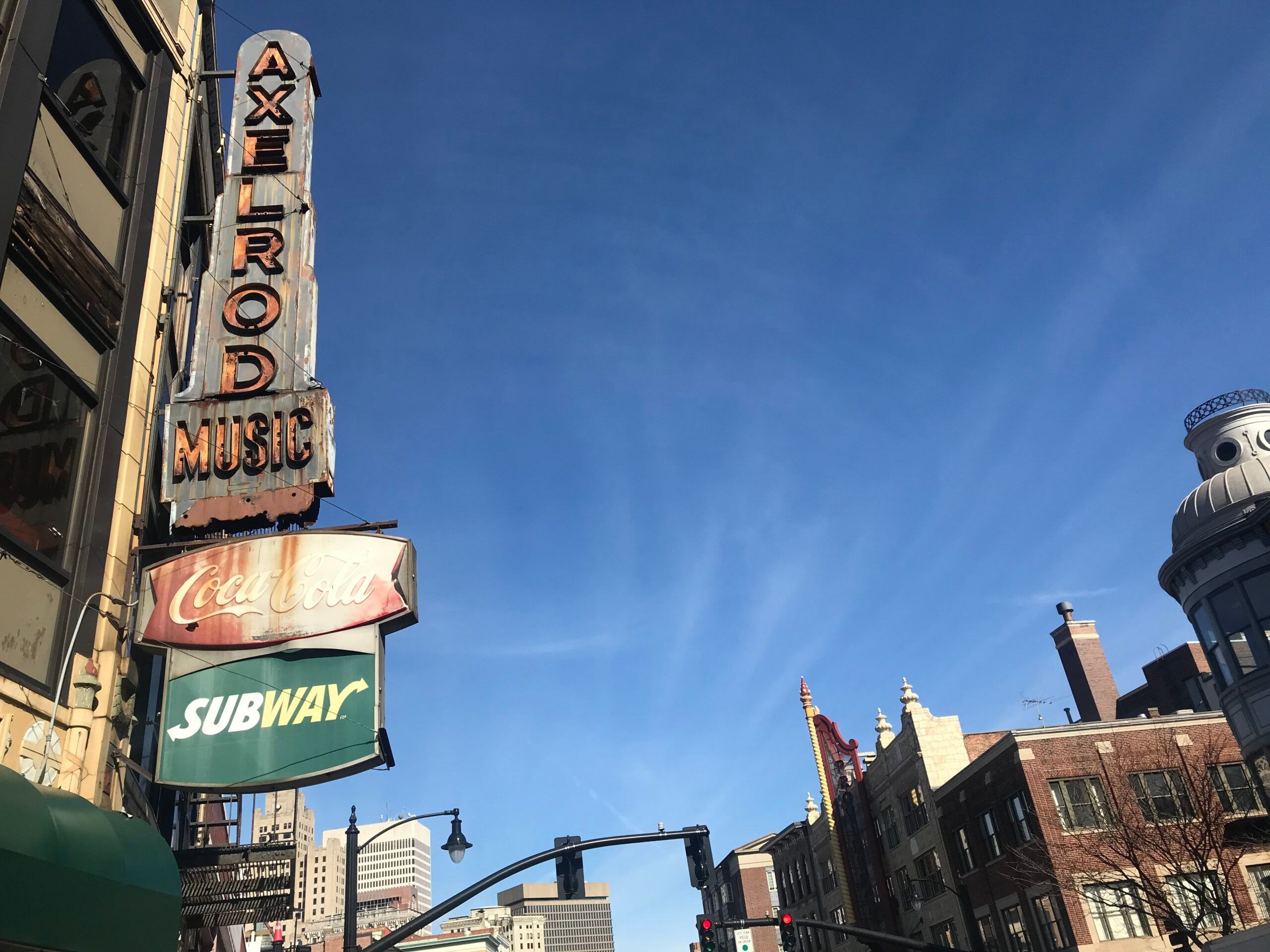 Axelrod Music sign included on Most Endangered Properties list