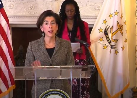 Raimondo devotes press briefing time to students