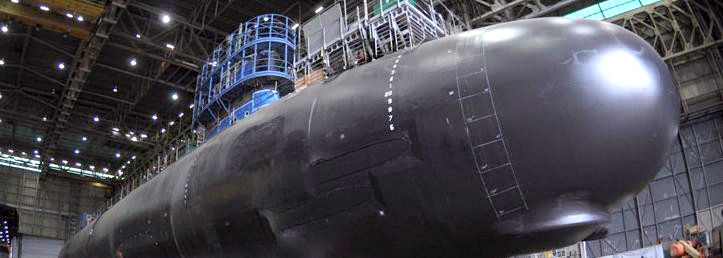 Navy secretary visits New England sub-building sites