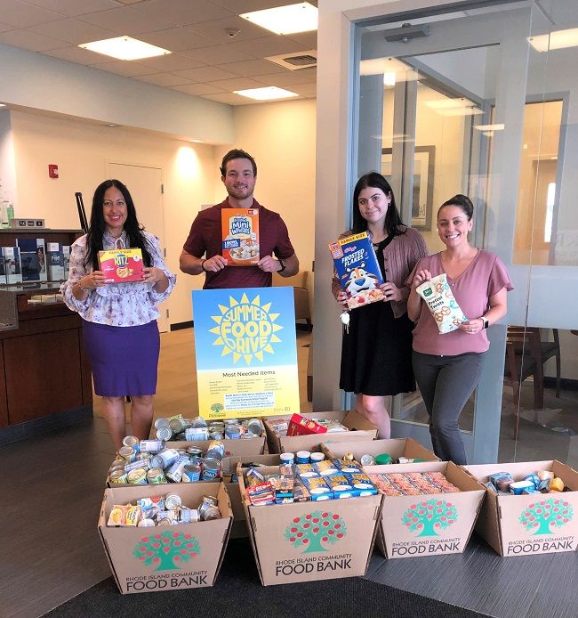 BankRI donates $10K to R.I. Community Food Bank