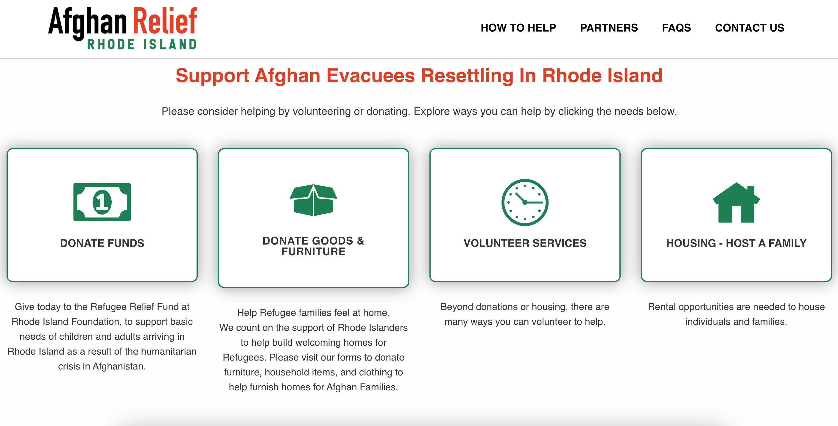 State, R.I. Foundation and partners announce Afghan Relief RI portal ...