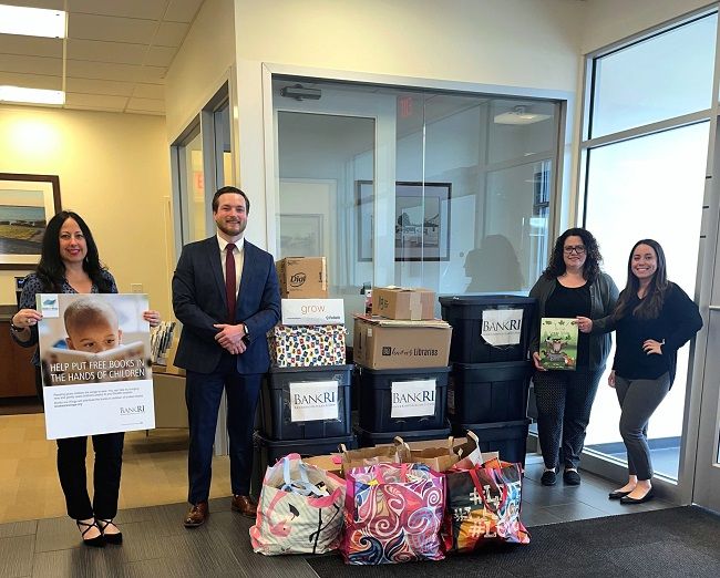 BankRI collects more than 6,300 books during March donation drive