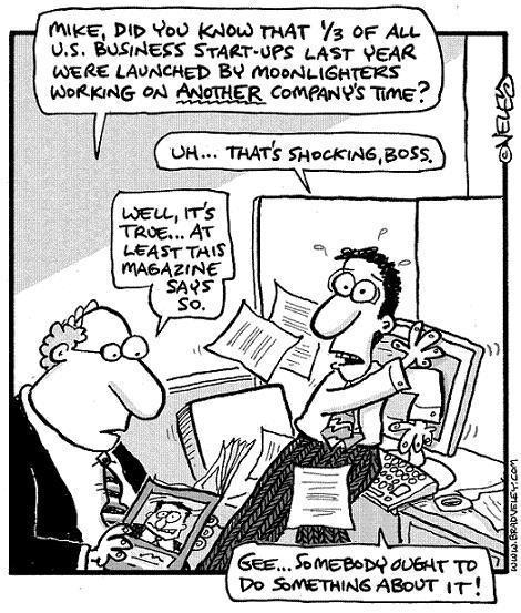 Editorial Cartoon: Crazy to Work Here