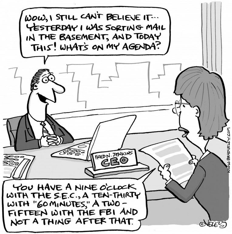 Editorial Cartoon: Crazy to Work Here