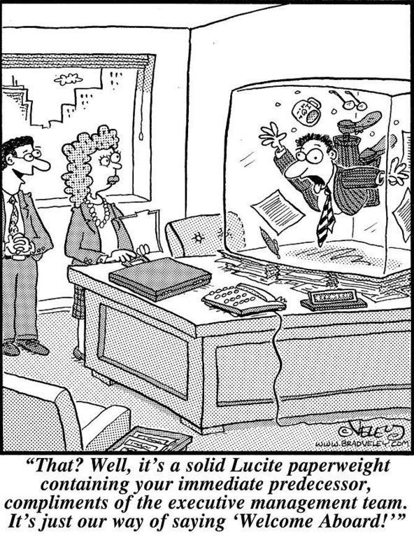 Editorial Cartoon: Crazy to Work Here