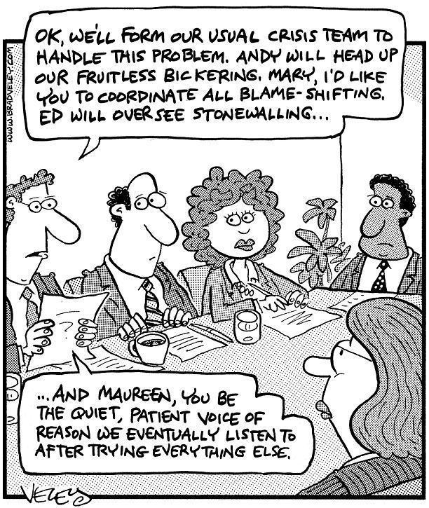 Editorial Cartoon: Crazy to Work Here