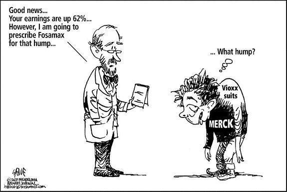 Editorial Cartoon: Rx for Merck