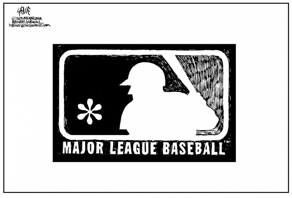 Editorial Cartoon: Major League Baseball