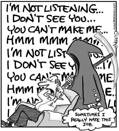 Editorial Cartoon: “I don’t see you!”