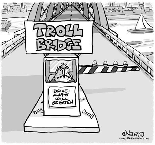 Editorial Cartoon: Troll Bridge