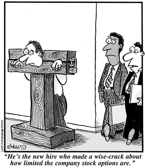 Editorial Cartoon: Stock option