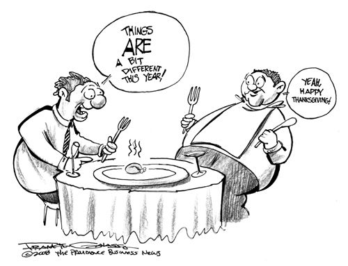 Editorial Cartoon: A Little Thanksgiving