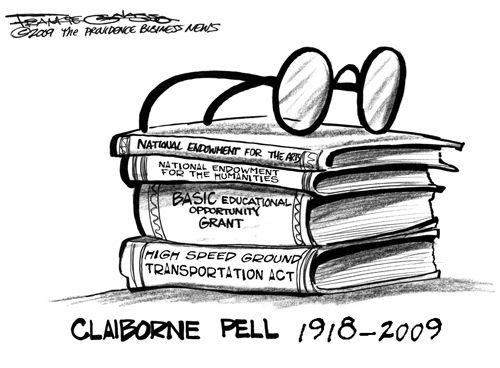 Editorial Cartoon: Claiborne Pell Tribute