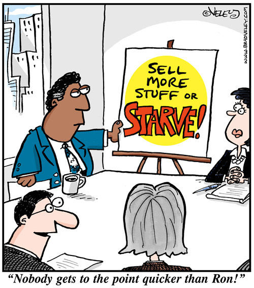 Editorial Cartoon: Getting to the point