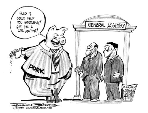 Editorial Cartoon: Pork Products