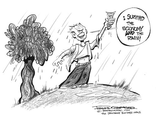 Editorial Cartoon: I Survived!