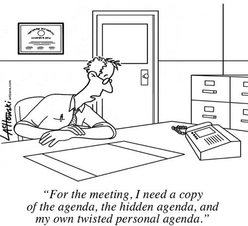 Editorial Cartoon: What’s on the agenda?