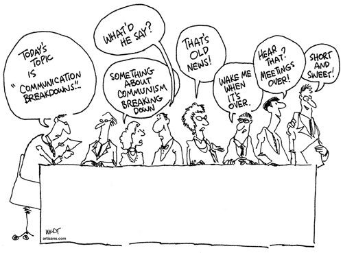 Editorial Cartoon: Communication Breakdown