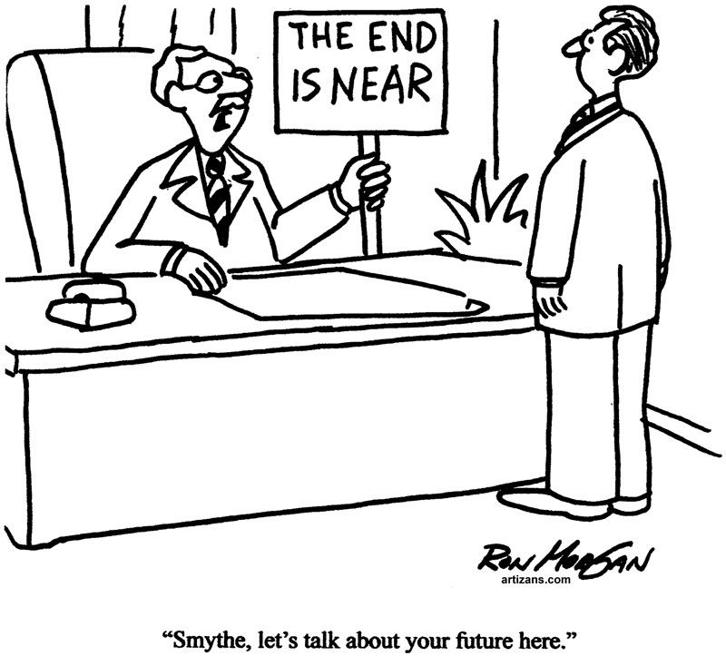 Editorial Cartoon: The End is near