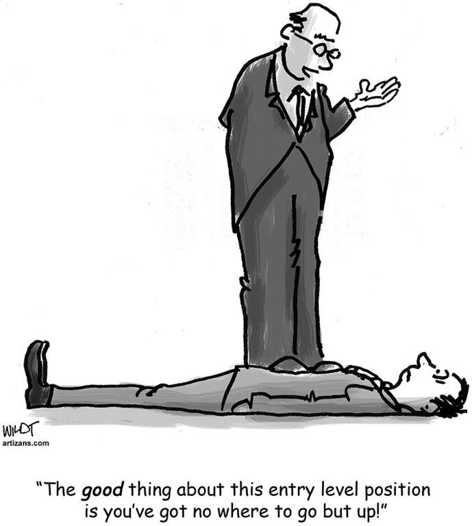 Editorial Cartoon: Nowhere to go but up