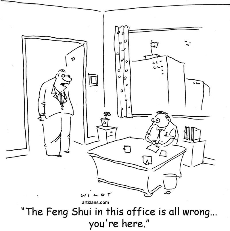Editorial Cartoon: Feng Shui