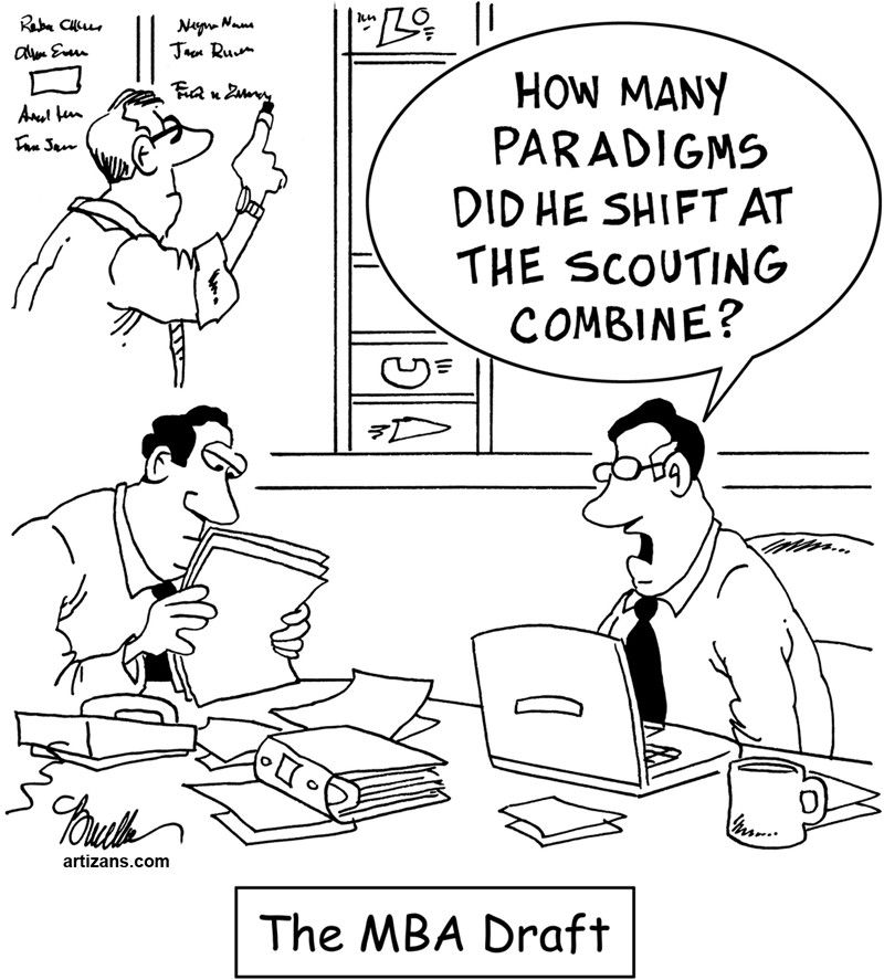 Editorial Cartoon: The MBA Draft