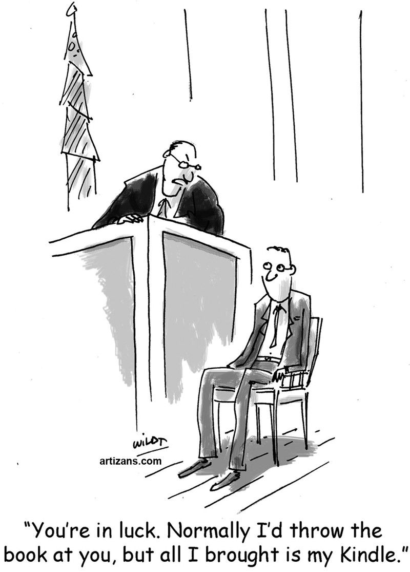 Editorial Cartoon: Throw the book