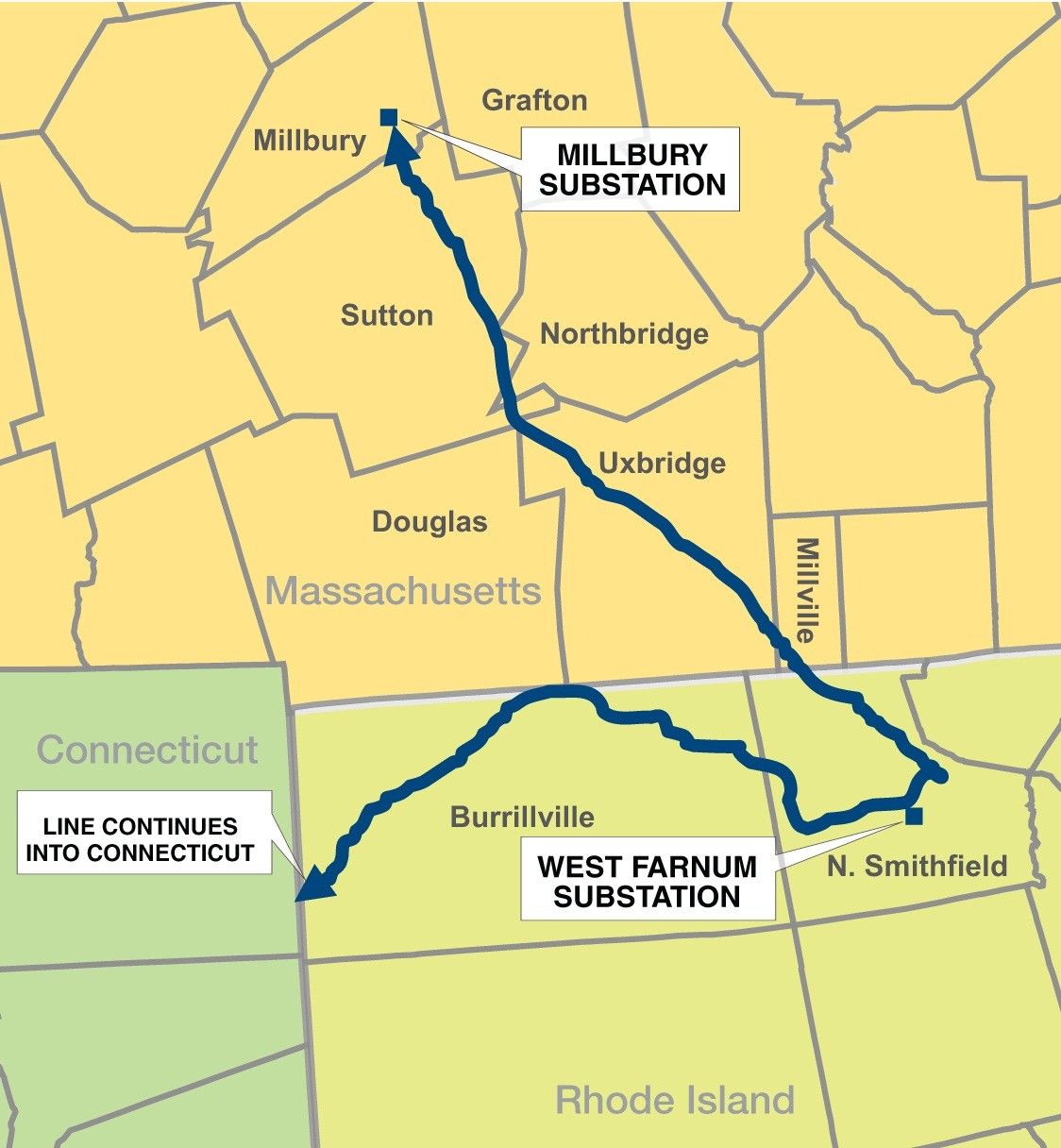 National Grid project will route lines through northern R.I.