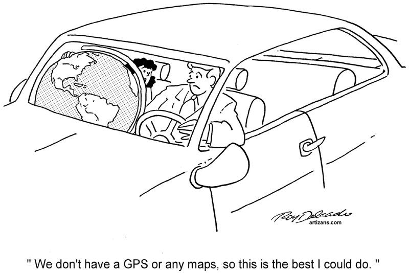Editorial Cartoon: GPS