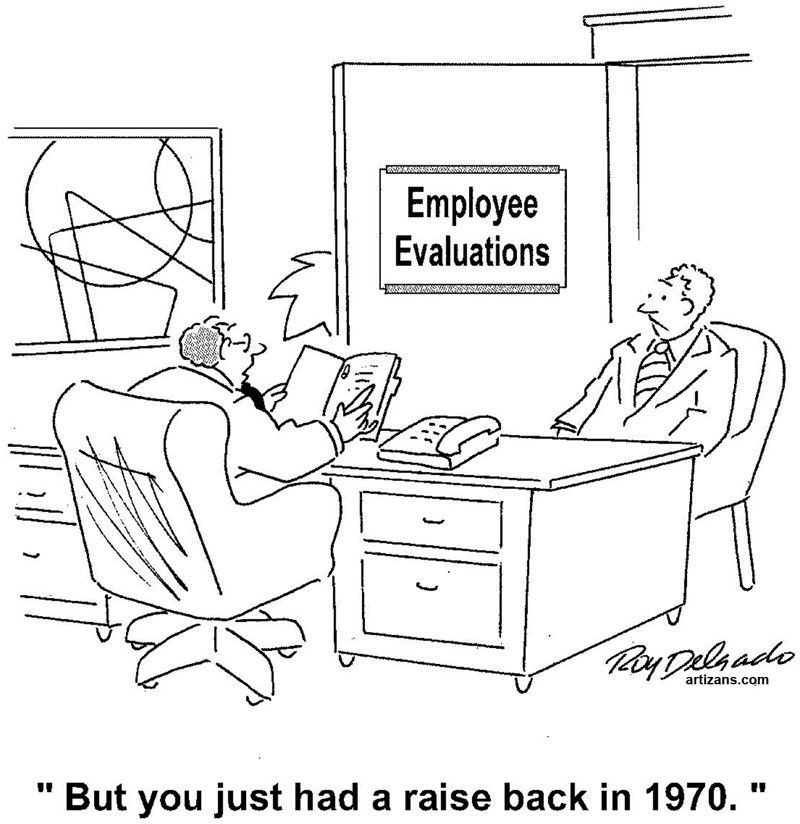 Editorial Cartoon: Employee Evaluation