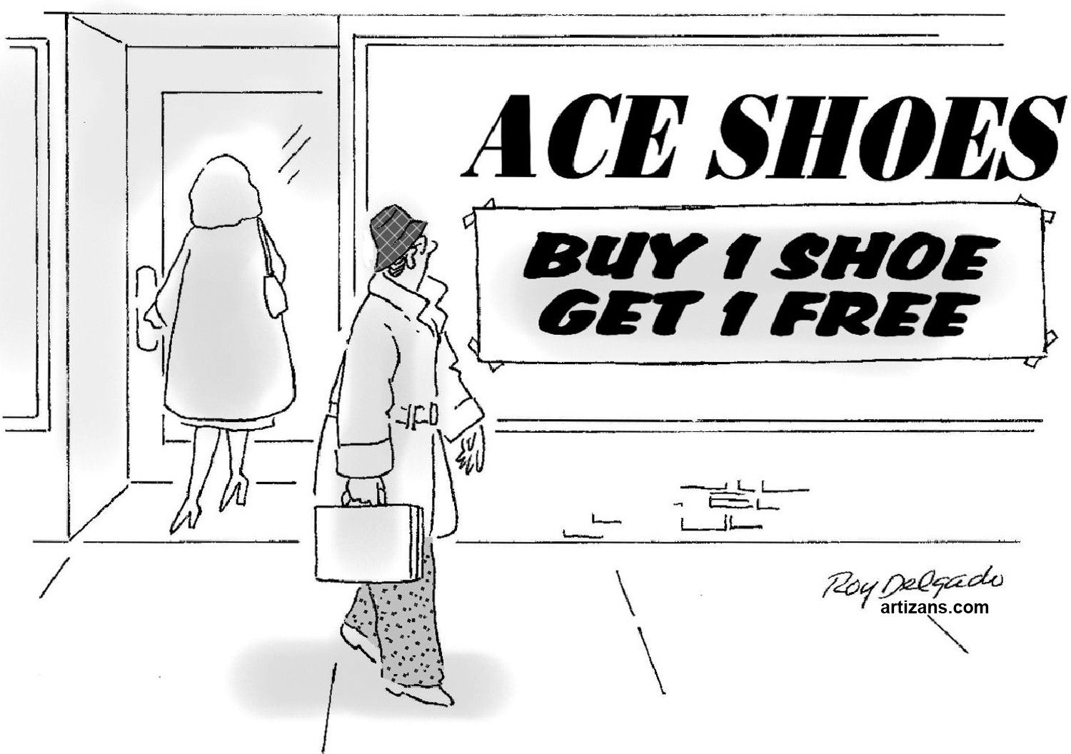 Editorial Cartoon: Buy 1 Get 1 Free