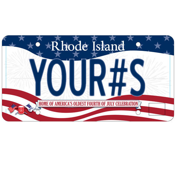 Bristol Fourth of July celebration license plates available