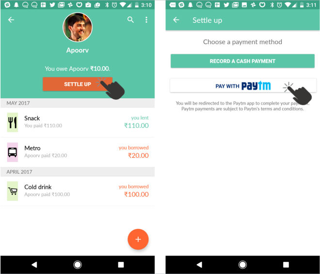 Splitwise announces Paytm integration