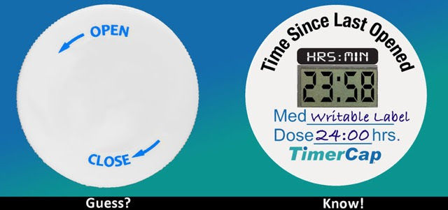 Addiction-prevention programs using Timer Caps to reduce opioid abuse