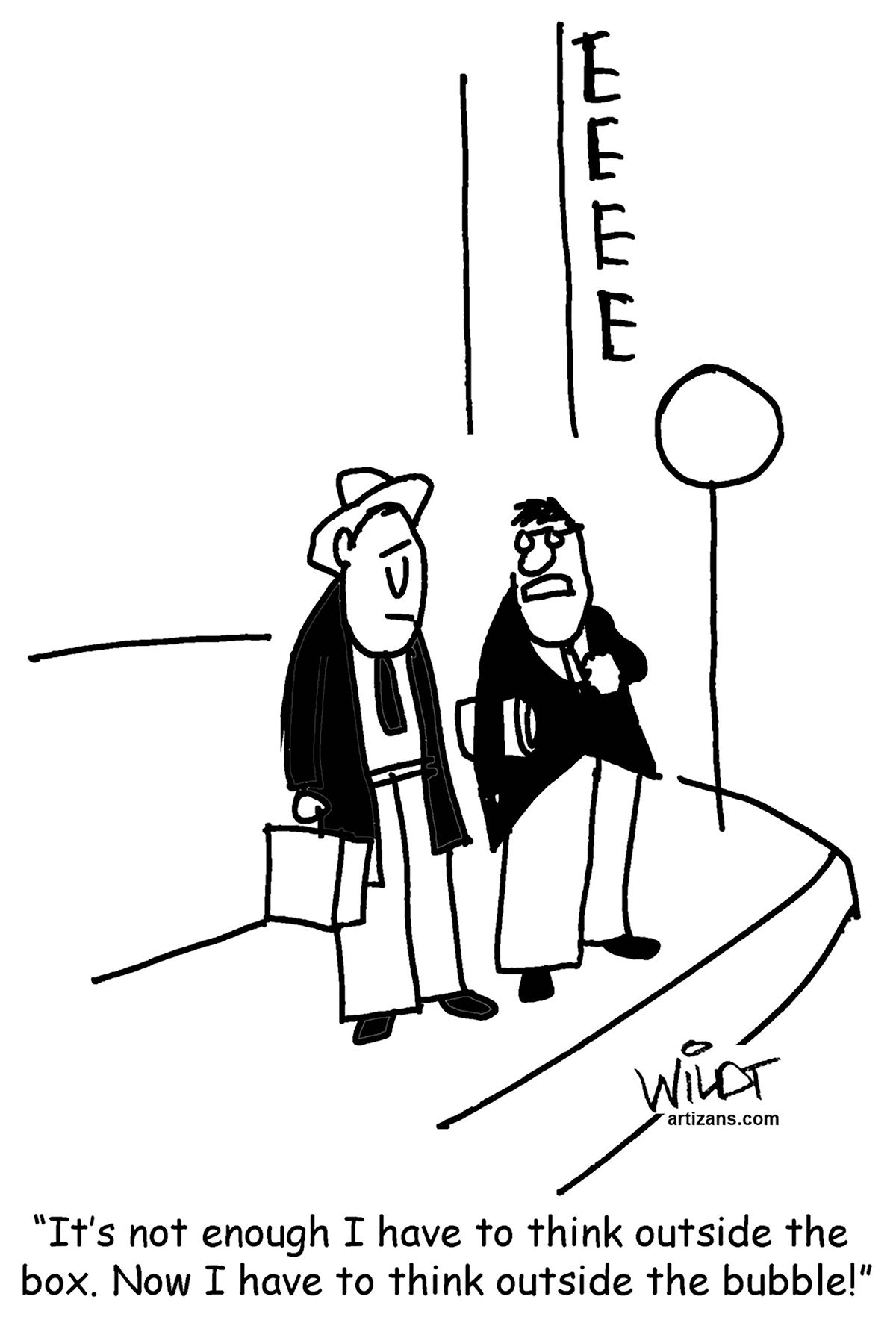 Cartoon: Outside the box