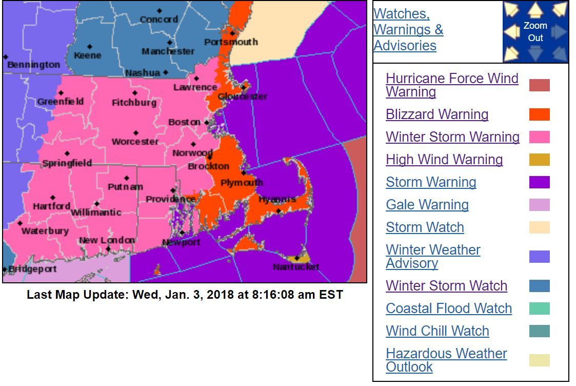 NWS: Blizzard and near-blizzard conditions expected Thursday