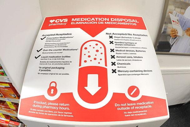 CVS drug disposal program collects 350K pounds of unwanted medication